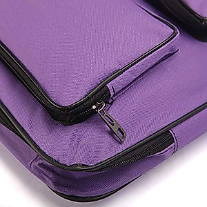 8k Art Portfolio Carry Bag Multipurpose Artist Portfolios Case Adjustable Shoulder Bag Tote Drawing Board Backpack with Pockets for Sketching Painting Art Supplies Storage Transport, 15 x 18.9 Inch