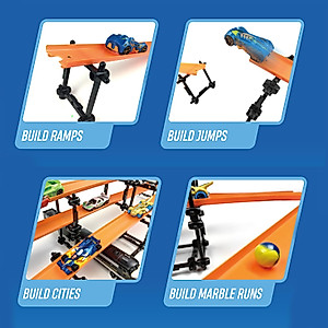 TrackJack— Ultimate Track Building System for Hot Wheels, Model Trains, and Marble Runs