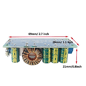 DC to DC Buck Boost Converter Adjustable Voltage CC CV Regulator 5-30V to 0.5-30V 4.2V 8.4V 12.6V 30W Power Supply Led Driver Constant Current Battery Charger with Charging Status Indicator