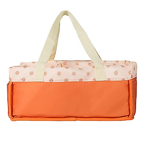 MOMIGO Baby Diaper Caddy Organizer - Portable Nursery Storage Basket for Diapers and Baby Wipes, Diaper Stacker Car Organizer, newborn nursery Gift