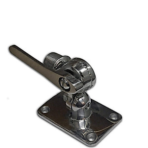 Smart Marine VHF Antenna 316 Stainless Steel Adjustable Base Mount for Boats (1-Pack)