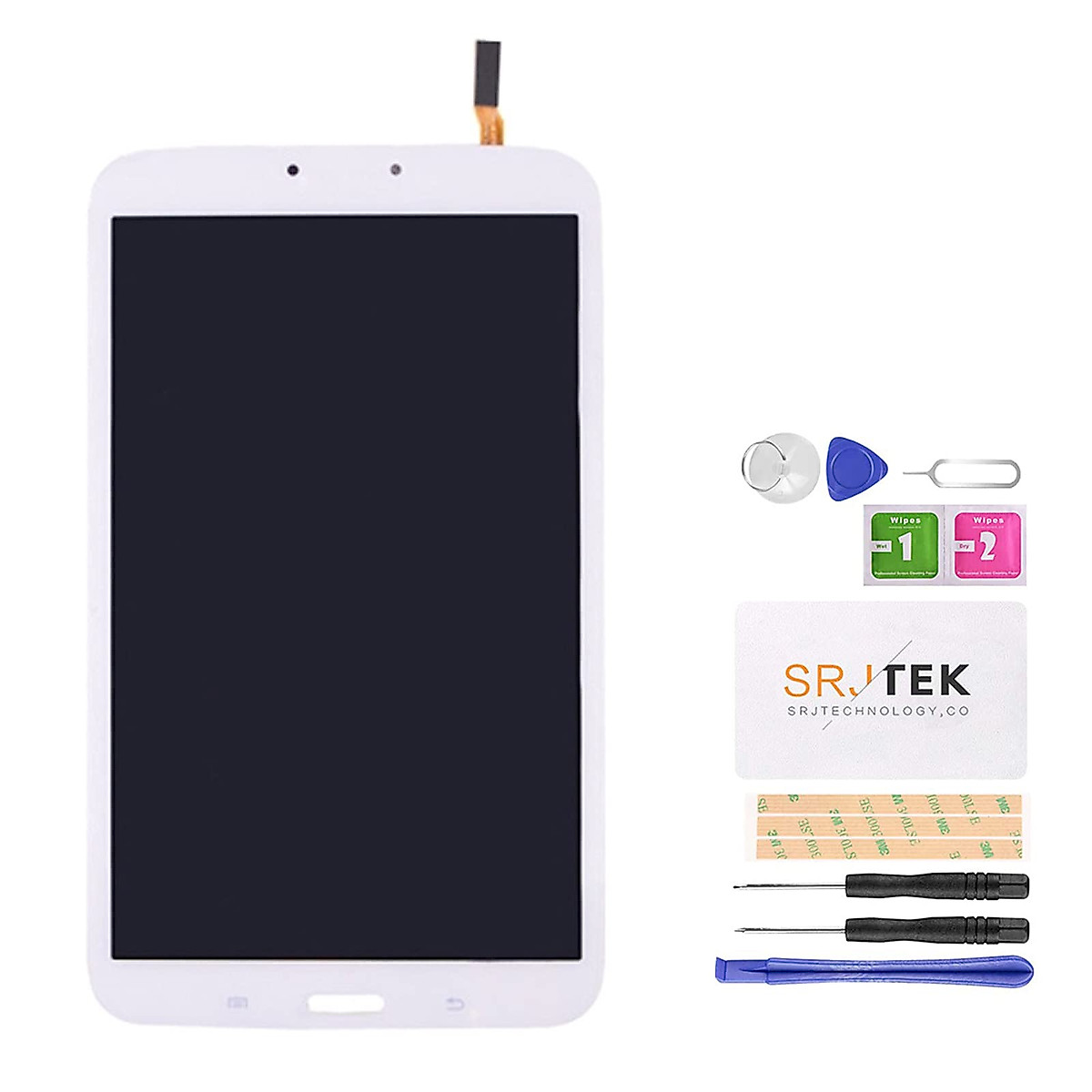 Screen Replacement for Samsung Galaxy Tab 3 SM-T310 LCD Display Touch Screen Digitizer Assembly (White)