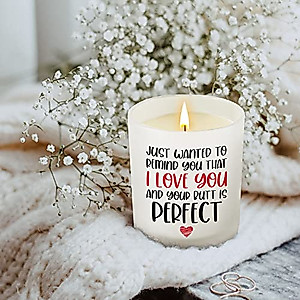 Gifts for Her, Girlfriend, Wife - Anniversary Birthday Gifts for Wife, Wife Birthday Gift Idea - Girlfriend Gifts, Wife Gifts - Romantic Gifts for Her - Funny I Love You Gifts for Her - Scented Candle
