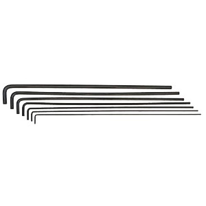 Bondhus 25445 Hex L-Wrenches w/12 Long Arm, Set of 7