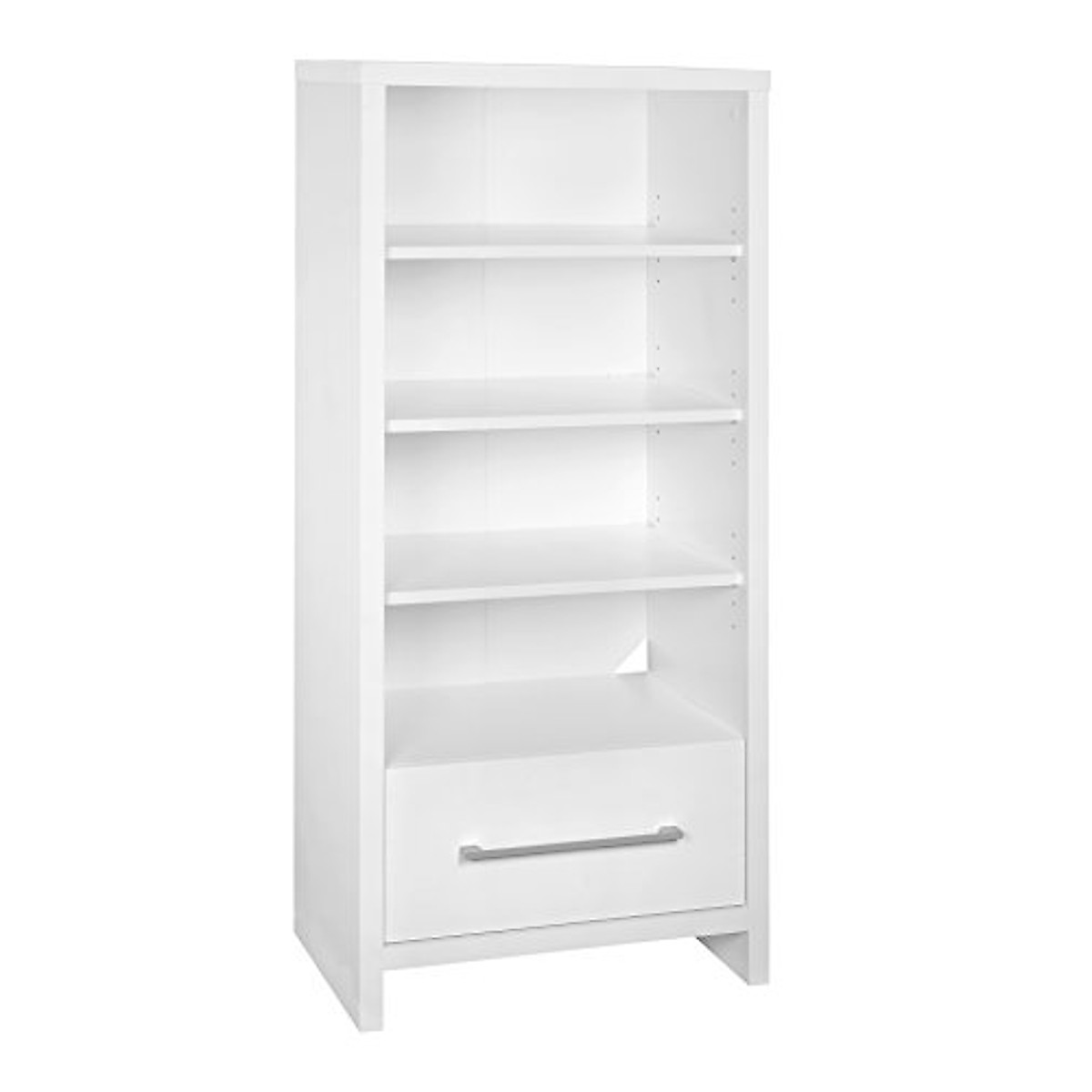 ClosetMaid 1651 Media Storage Tower Bookcase with Drawer, White