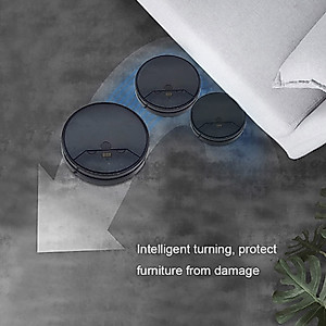 Zerodis Robot Vacuum and Mop Combo, Smart Robotic Sweeping Cleaner Slim Mopping Robot Vacuum Cleanning Tool for Home Office Hard Floor Pet Hair Carpet