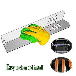 Boloda Heat Plate Tent Shields, 3pc Stainless Steel Grill Replacement Parts, BBQ Flame Tamer Vaporizor Bar for Uniflame GBC1030W, GBC1030WRS, GBC1030WRS-C, GBC1134W, GBC1134WRS Grill Models