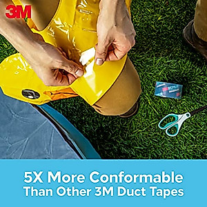 3M Clear Repair Tape, Clear Tape Allows Discreet Repairs, Indoor and Outdoor 3M Tape, 1.88 Inches x 20 Yards, 1 Roll