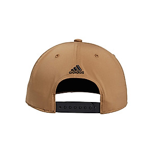 adidas Men's 3-Bar Snapback, Cardboard/Black, One Size