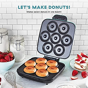 Delish By Dash Donut Maker for Snacks, Dessert, and More - Blue