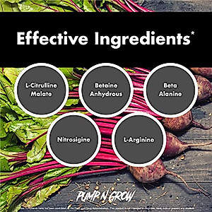 Anabolic Warfare Pump-N-Grow Muscle Pump Supplement Caffeine Free Pre Workout with L-Citrulline, L-Arginine, Beta-Alanine (Fruit Explosion– 30 Servings)