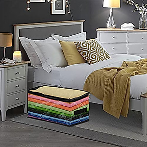 Covers & all Clear Storage Bag, Heavy Duty Clear PVC fabric, 20 mil, Multi-purpose organizer with zipper and handles (18" L x 13" W x 8" H, Pack of 3)