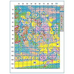 ARAZADR Cross Stitch Stamped Full Range of Embroidery Kits for Beginners and Adults- Flowers Pattern, 11CT 3 Strands Stamped Fabric Embroidery Crafts Needlepoint Kit for Home Decor, 11.81×15.75Inch