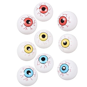 Super Creepy Plastic Hollow Eyeballs- Halloween Decorations - Zombie Eyeballs- Set of 36
