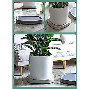 MYBAQ,Plant Caddy,Plant Caddy with Wheels,Plant Dolly,Rolling Plant Stand,Planter Mover, Round Plant Roller Base for Vertical Planting Troughs, Patio Umbrella Base, Plant Pots, Trash Cans.