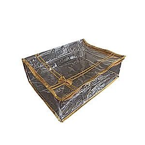 SRB11-L Set of 5 Transparent Garment Storage Bag, Saree Covers, Saree Bag, Sari Storage Bags, Wardrobe Organiser, Clothes Storage Bag, Indian Wedding Gift Packing