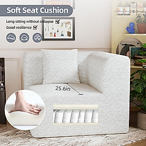 XSZD 69" Love Seat L Shaped Soft and Comfy Sectional Couches for Living Room Recliner Sofa Compression Packing Versatile Sectional Couch for Small Spaces