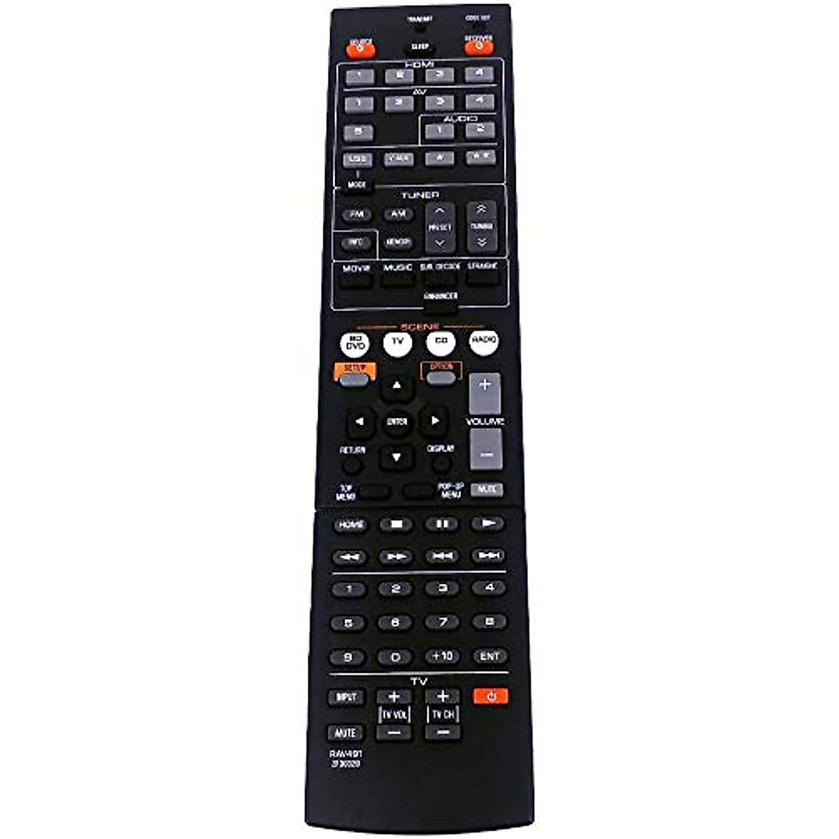 General Remote Control Fit for ZA113500 HTR-3065 HTR-3066 HTR-3066BL RX-V373 RAV461 RAV462 RAV332 RAV304 for Yamaha Receiver
