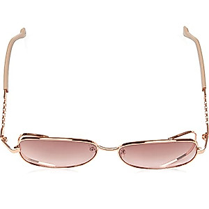 Jessica Simpson Women's J5512 Oversized Metal Square Sunglasses with UV400 Protection - Glamorous Sunglasses for Women, 61mm