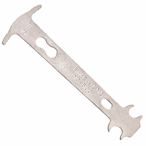 BIKE HAND Bicycle Chain Wear Indicator Tool Chain Checker - Compatible with Shimano Sram Campagnolo KMC & Other Brands for 7 to 12 Speed Chains - Maintenance for Road, Mountain & Hybrid Bikes