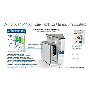 AquaTru - Countertop Water Filtration Purification Systems (AquaTru w/Perfect Minerals)