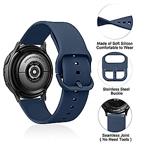 Wanme Bands Compatible with Amazfit GTS 4 / GTS 4 Mini / GTS 3 / GTS 2 / GTS 2e / GTS 2 mini / GTS Band Women Men, 20mm Adjustable Sport Strap Replacement Band for Amazfit Bip 3 / Bip 3 Pro / Bip U Pro / Bip / Bip Lite / Bip S / Bip S lite / Bip U Smart W