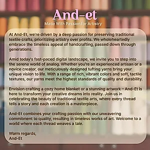 And-et Yarn Glide - Multi-Thread Yarn Dispenser and Holder for Knitting, Crochet, Tufting, and More | Accommodates up to 4 Cones | Steel Tray for Tools and Wood Storage | Thread Holder for Crocheting