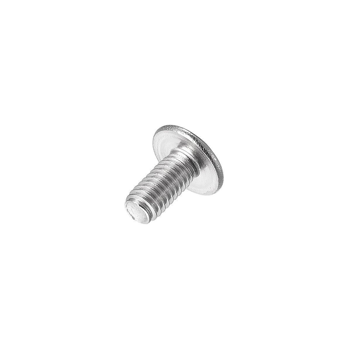 uxcell Flanged Button Head Socket Cap Screws, M3*6mm Hex Socket Drive Screw, 304 Stainless Steel Fasteners Bolts, Fully Threaded Machine Screw 100Pcs