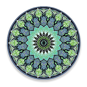 HASTA LA RAIZ | Mexican Handmade Cheese Board covered with resin. Ideal for Charcuterie Platter & Serving Tray. Model: Mandala.