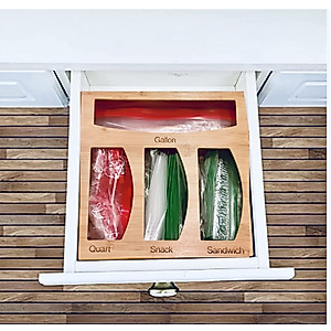 Spread Pixie Dust Bamboo Kitchen Caddy, Rustic Whimsical, Brown