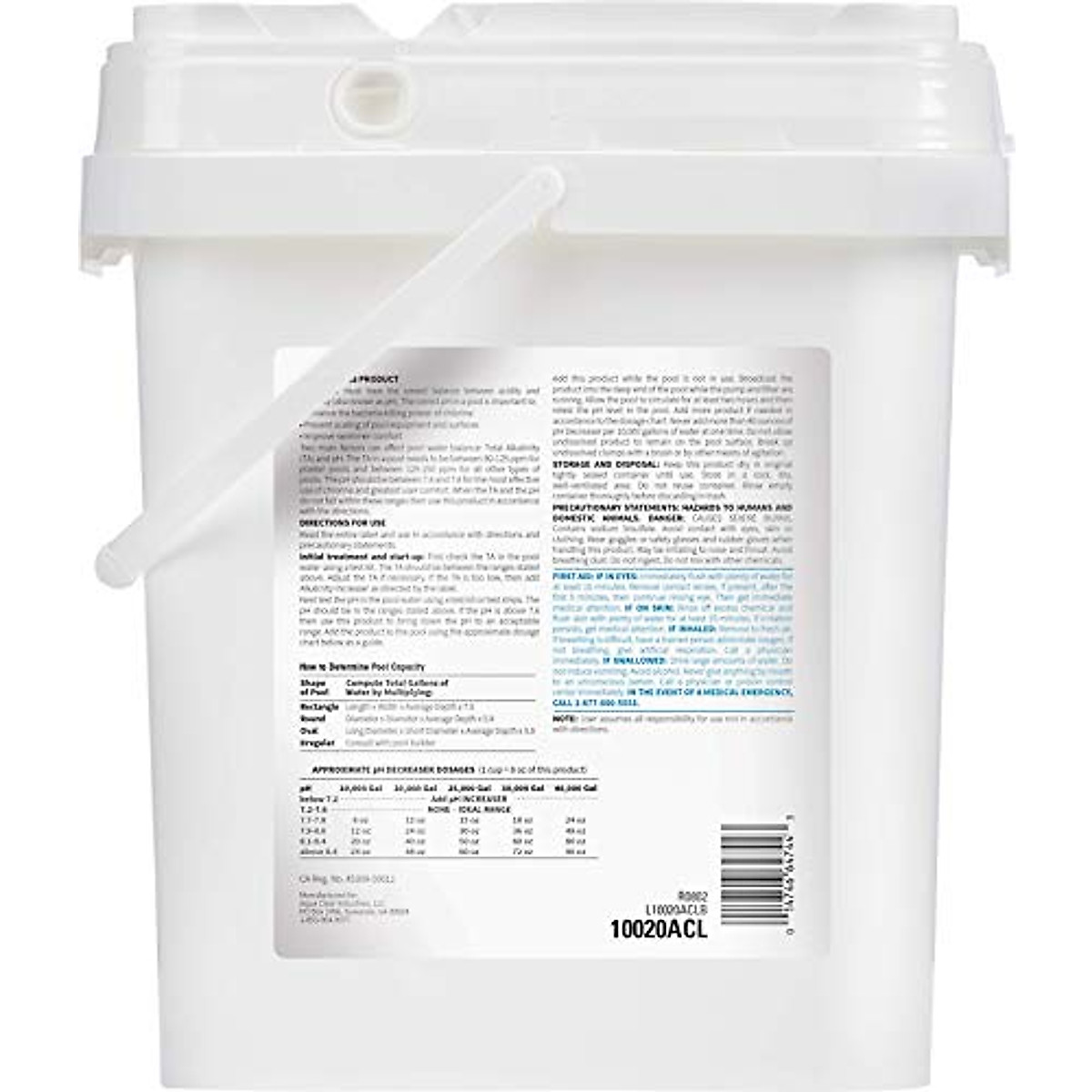 Aqua Clear Pool Products pH Decreaser 20 lb.