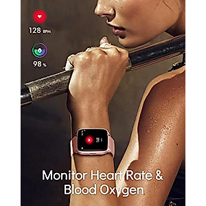 Deeprio Smart Watch 1.69 inch for Android Phones and iOS Compatible iPhone Samsung Men Women HD Screen Oxygen Pleasure Heart Rate Monitor IP68 Waterproof Smartwatch Fitness Tracker Fitness Watch