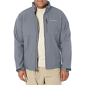 Columbia Men's Ascender Softshell Front-Zip Jacket, Graphite, Medium