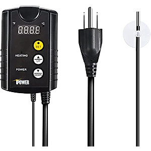 iPower GLHTMTCTRLHTMTL 48" x 20" Warm Hydroponic Seedling Heat Mat and Digital Thermostat Control Combo Set for Plant Germination, Black