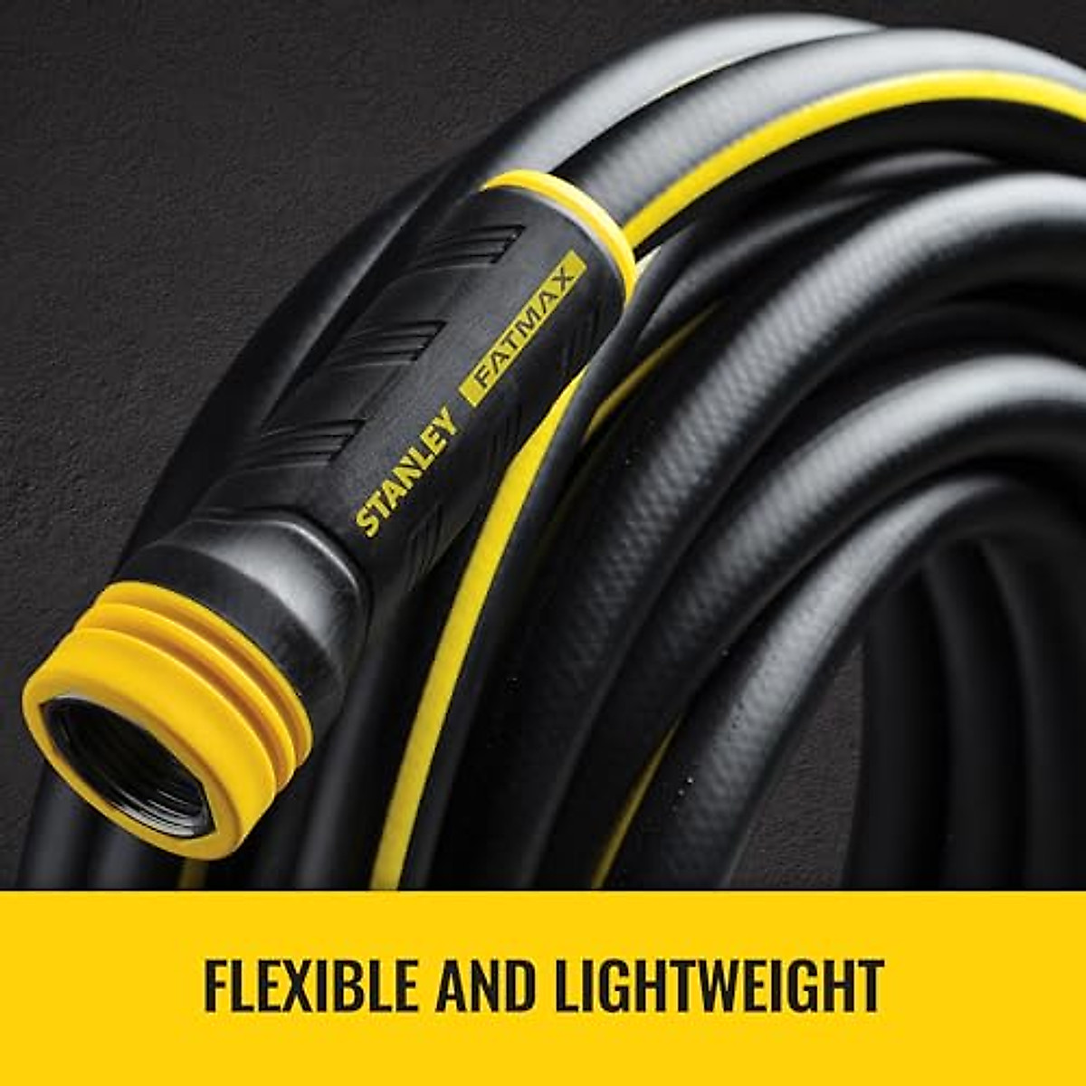 Stanley FatMax Garden Hose, 100' x 5/8", Black