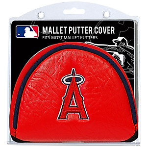 Team Golf MLB Los Angeles Angels Golf Mallet Putter Cover Golf Club Mallet Putter Headcover, Fits Most Mallet Putters, Scotty Cameron, Daddy Long Legs, Taylormade, Odyssey, Titleist, Ping, Callaway