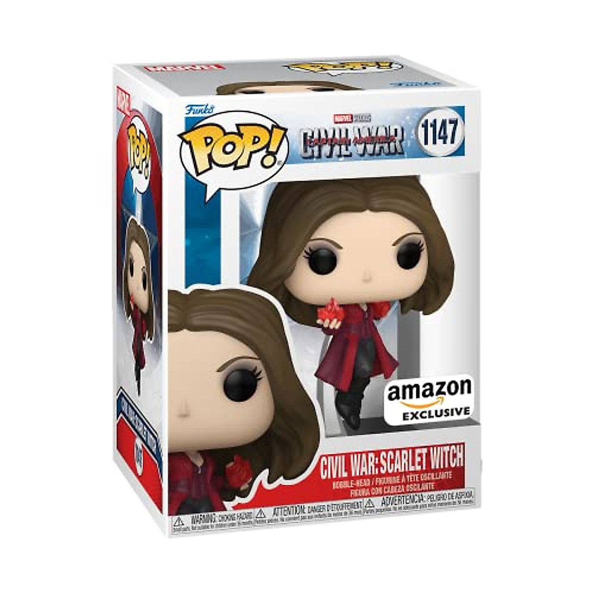 Funko Pop! Marvel: Captain America: Civil War Build A Scene - Scarlet Witch, Amazon Exclusive, Figure 5 of 12