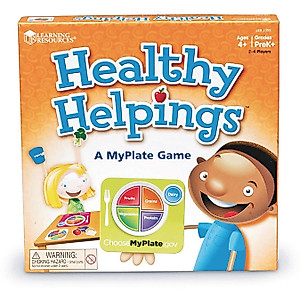 Learning Resources Healthy Helpings A Myplate Game, 10 x 10 in