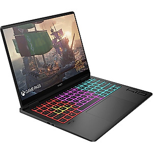 HP OMEN Transcend Gaming Laptop 14.0" 120 Hz OLED 2.8K (16-CoreIntel Ultra 9-185H, GeForce RTX 4070 8GB, 32GB LPDDR5X, 1TB SSD, RGB KYB, Thunderbolt 4, WiFi 6E, Win 11 Home) w/DKZ USB Port Expander