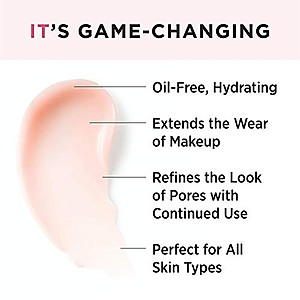 IT Cosmetics Your Skin But Better Makeup Primer+ - Extends Makeup Wear, Hydrates Skin, Refines the Look of Pores - With Glycerin, Bark Extract & Ginger Root Extract - Oil-Free Formula