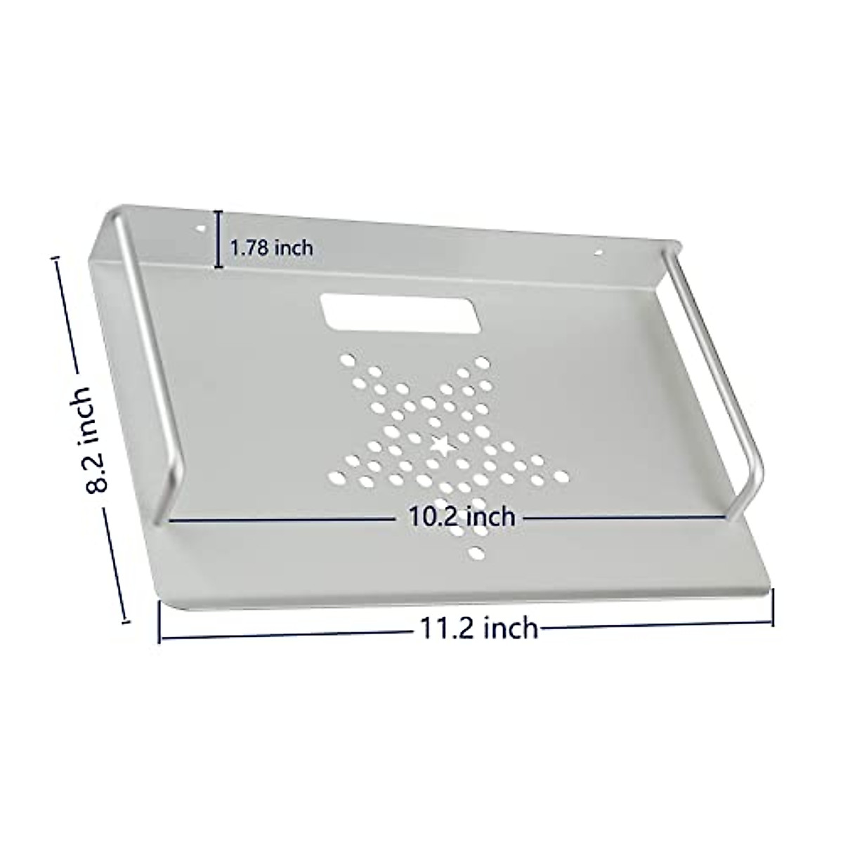 TcJ-Chen Alumimum Alloy Wall Mount Shelf Bracket for TV Accessories WiFi Router TV Box Set Top Box