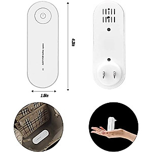 Pure Air - 5 Units- Plug-in Air Purifier,Mini Portable Air Purifier for Home & More Suitable for Bedrooms, Toilets, Living Room,bathrooms,closets,hotel,pet room