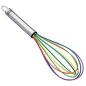 Kuhn Rikon "Colori" 8.74" of Silicone Whisk, Multicolor