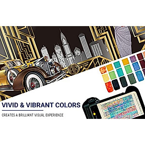 Allenjoy 7x5ft Vinyl Gatsby Themed Backdrop for Celebration Retro Roaring 20's 20s Party Art Decor Happy 1st Birthday Wedding Decoration Pictures Background Supplies Photo Booth Prop