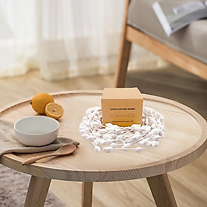 2 Packs Safety Cotton Swabs with Large Tip, Baby Cotton Buds 216pcs