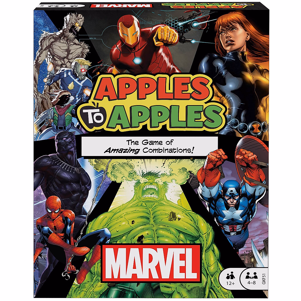 Apples to Apples: Marvel Edition Board Game of Amazing Combinations for 4 to 8 Players Ages 12 Years & Older, Gift for Kid, Adult or Family Game Night