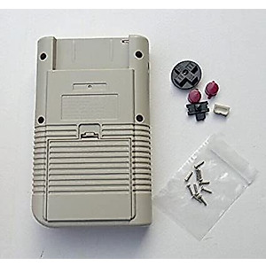 New Full Housing Shell Cover Case Pack with Screwdriver for Gameboy Classic/Original GB DMG-01 Repair Part-Gray
