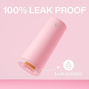 ENCOOL 24 oz Insulated Tumbler with Lid and Straw, 100% Leakproof Travel Coffee Mug, Stainless Steel Coffee Tumbler, Keeps Cold for 24 Hours or Hot for 8 Hours, Car Cup Holder Friendly (Evening Glow)