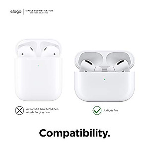 elago 2 Pairs AirPods Pro Ear Tips Cover Designed for Apple AirPods Pro, Anti Slip Silicone Cover, Dust-Free [Fit in The Case] (2 Pairs of 2 Colors) [US Patent Registered] (Lovely Pink & Lavender)