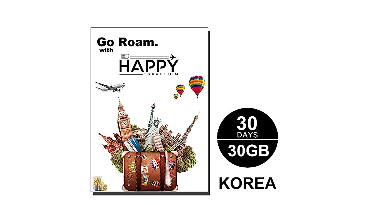HAPPY TRAVEL SIM Card - South Korea Data SIM